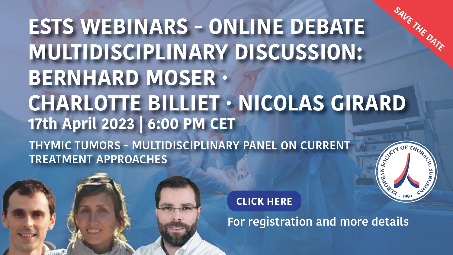 Next Webinar: Online Debate: Thymic Tumors - Multidisciplinary Panel on ...